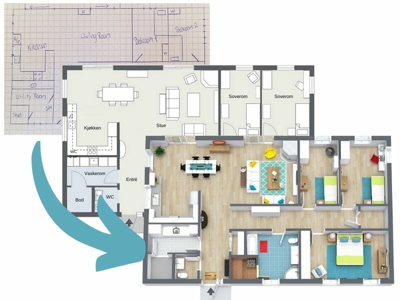 Bestill plantegninger